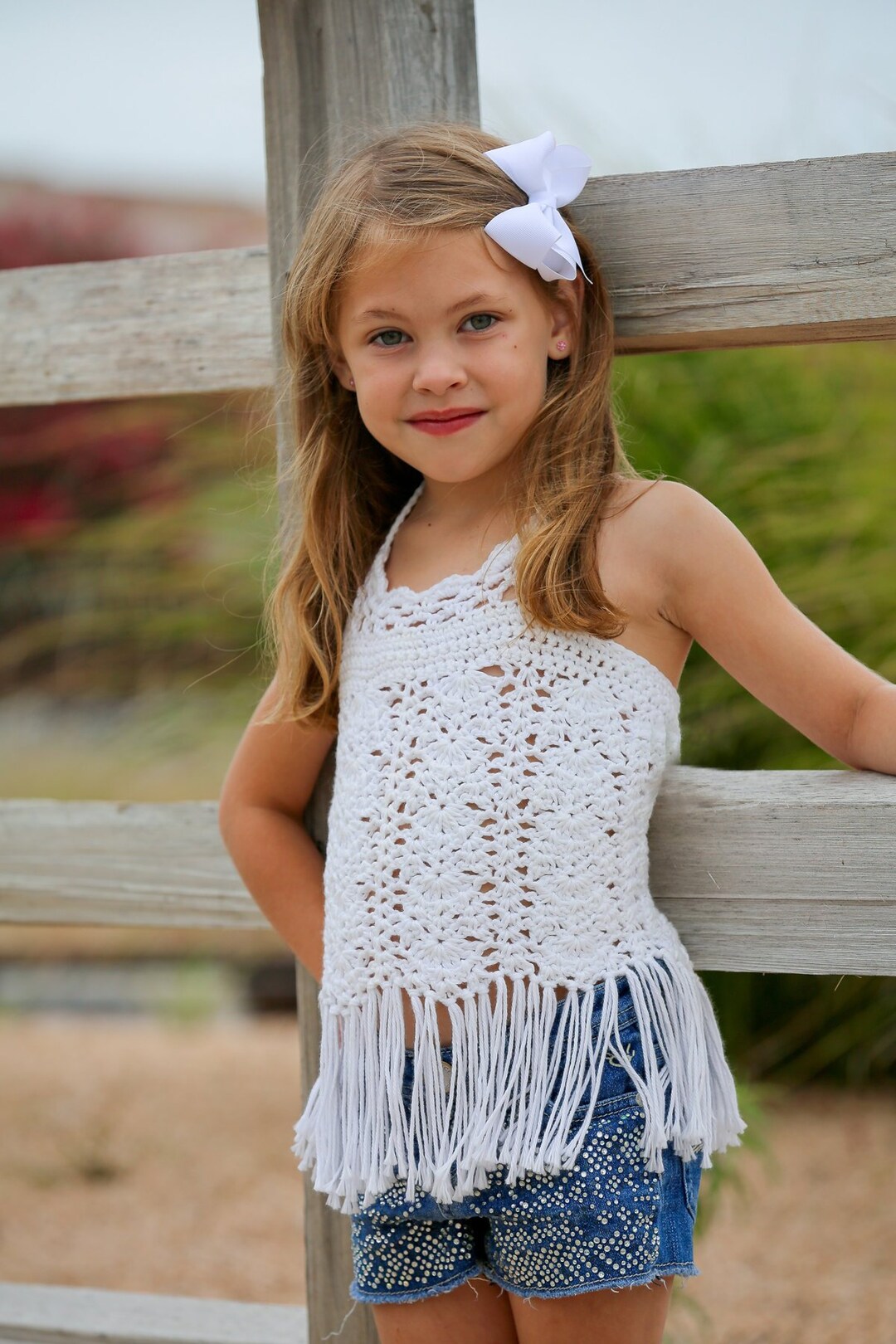 Crochet Halter Top Pattern Size 12 mos Girl Size 10 Lily - Etsy France