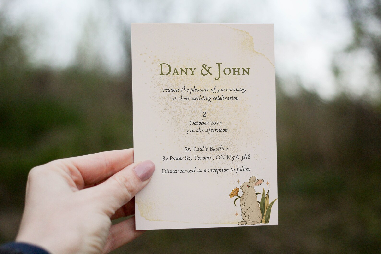 Vintage Fairy Tale Wedding Invitation Template Rustic Wedding ...