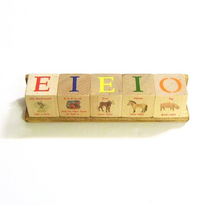 Old Macdonald (E-I-E-I-O) Song Blox - Etsy