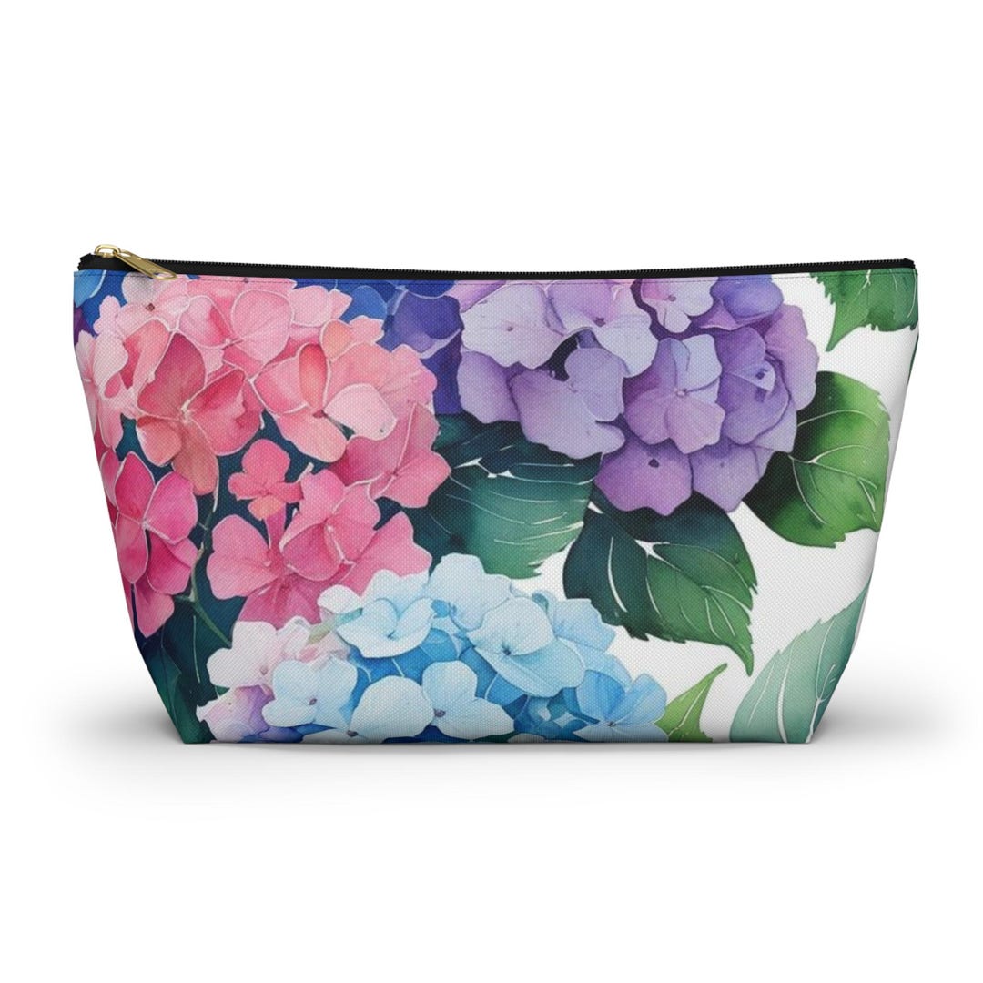 Mahjong Tile Bag, Hydrangea Floral Accessory Pouch - Etsy