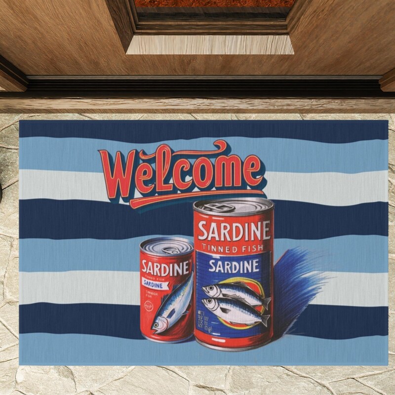 Sardine Doormat - Etsy