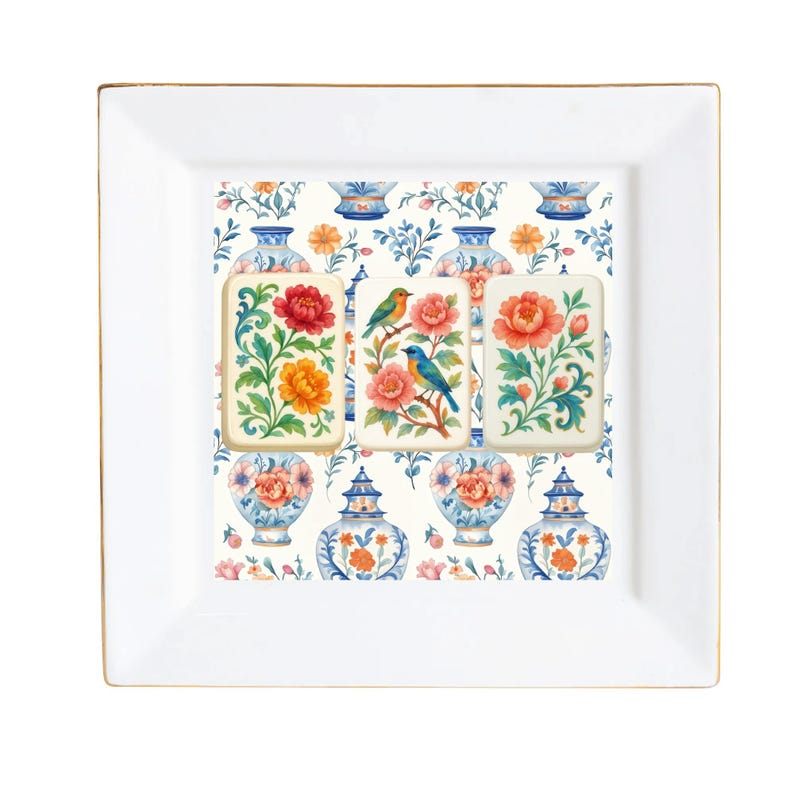 Mahjong Tile Dessert, Appetizer, Snack Table MAHJ Lover Hostess Gift ...