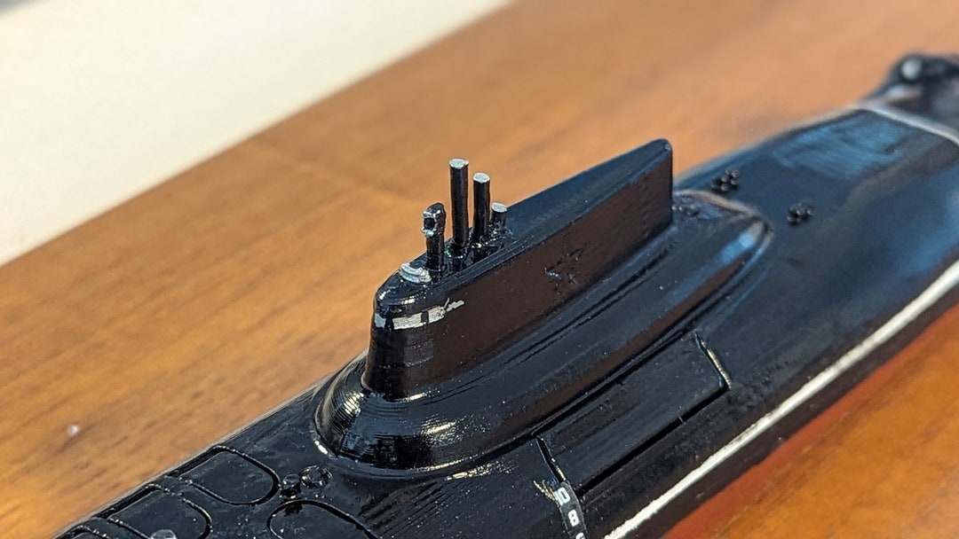 Red October Typhoon Class Model - Etsy