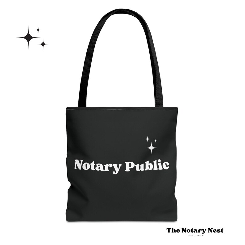 Notary Public Tote Bag: Modern Retro Design - Etsy