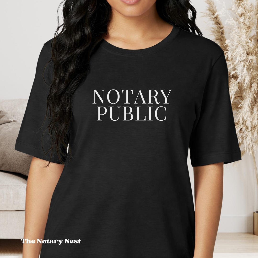 Notary Public Tshirt, Notary Apparel, Loan Signing Agent Apparel ...