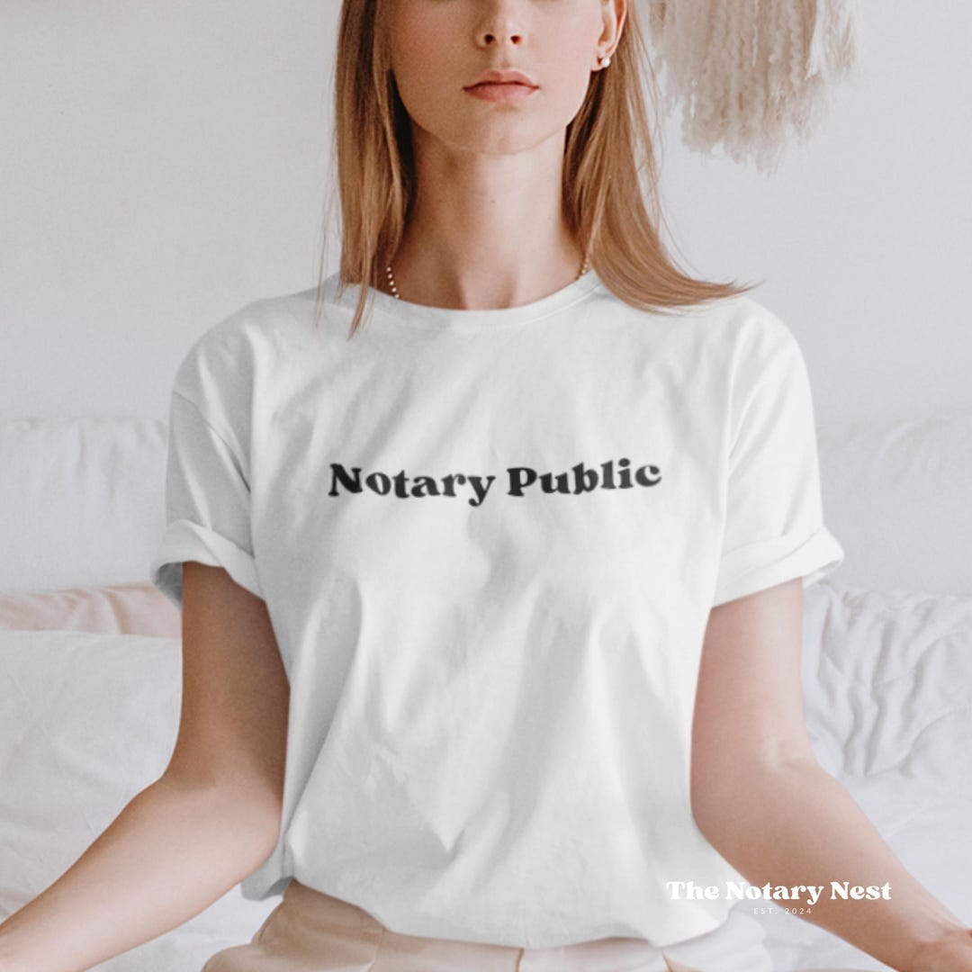 Notary Public Tshirt, Notary Apparel, Loan Signing Agent Apparel ...