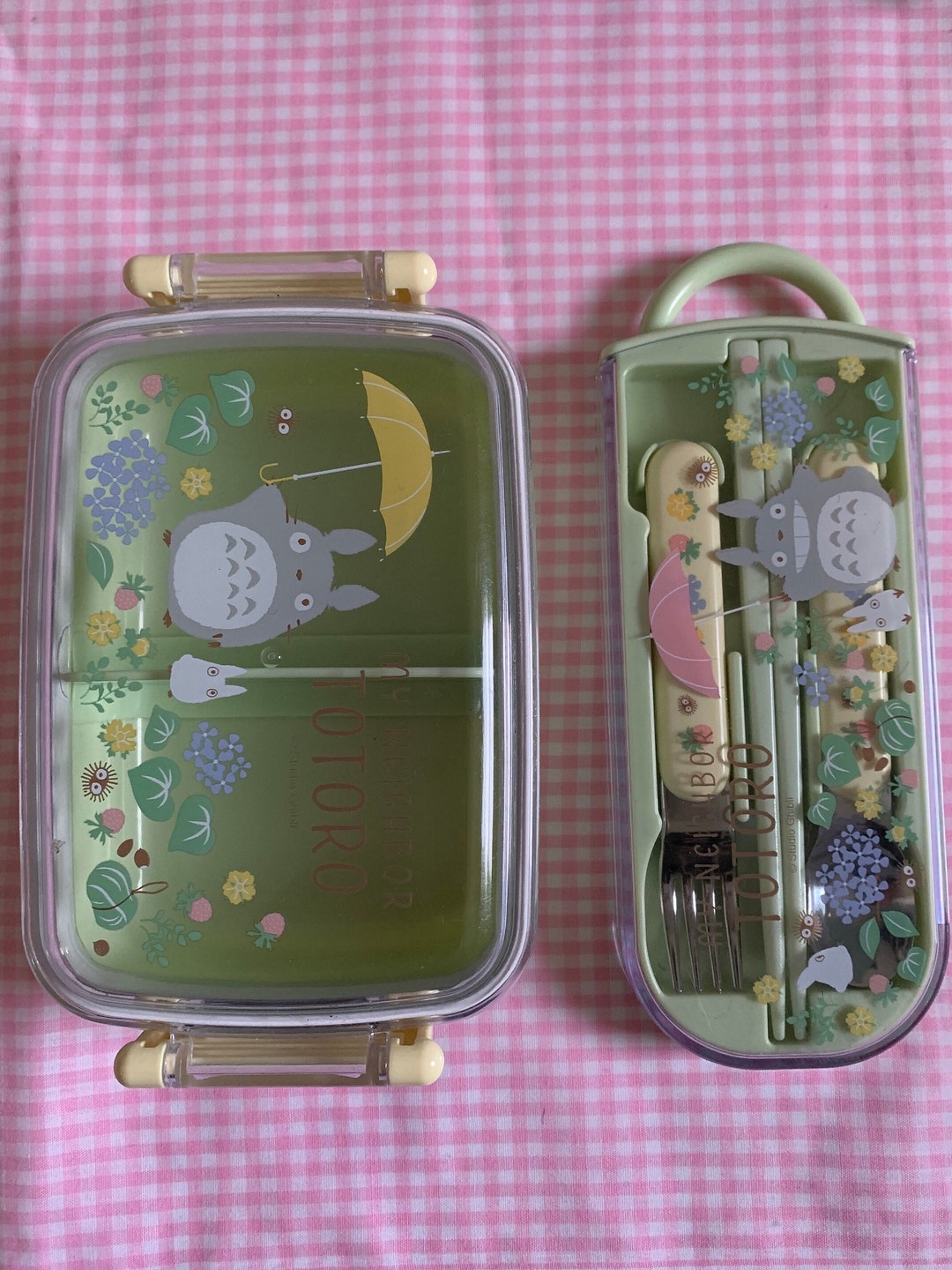 Studio Ghibli JP Japan Pastel Green Floral Spring Time Totoro Bento ...