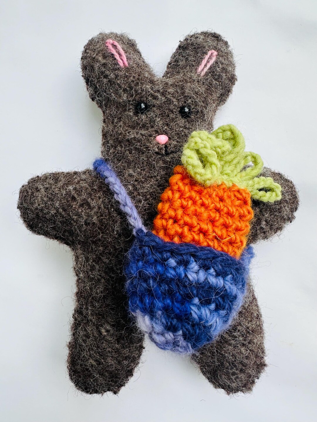 Felted Wool Bunny: Waldorf Inspired Plush Toy - Etsy