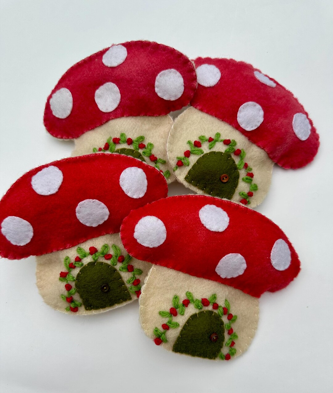 Peg Doll in Mushroom Pouch Waldorf Inspired Ready to Ship - Etsy