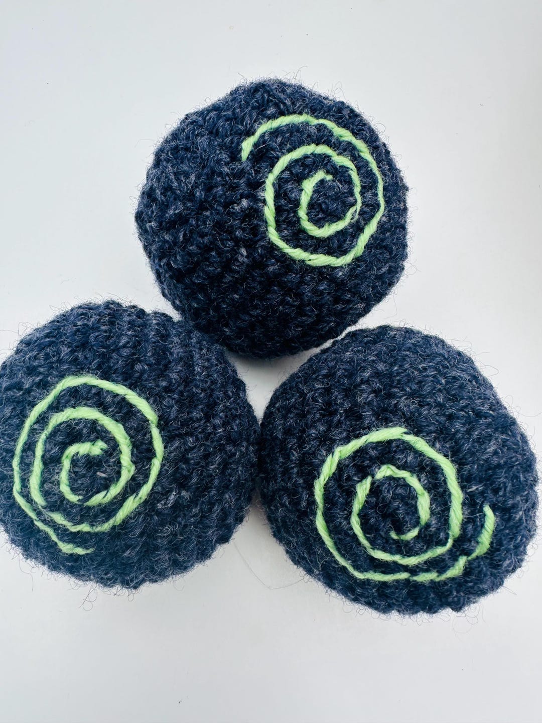 Felted Wool Ball With Crochet Swirl (10 Inch) - Etsy