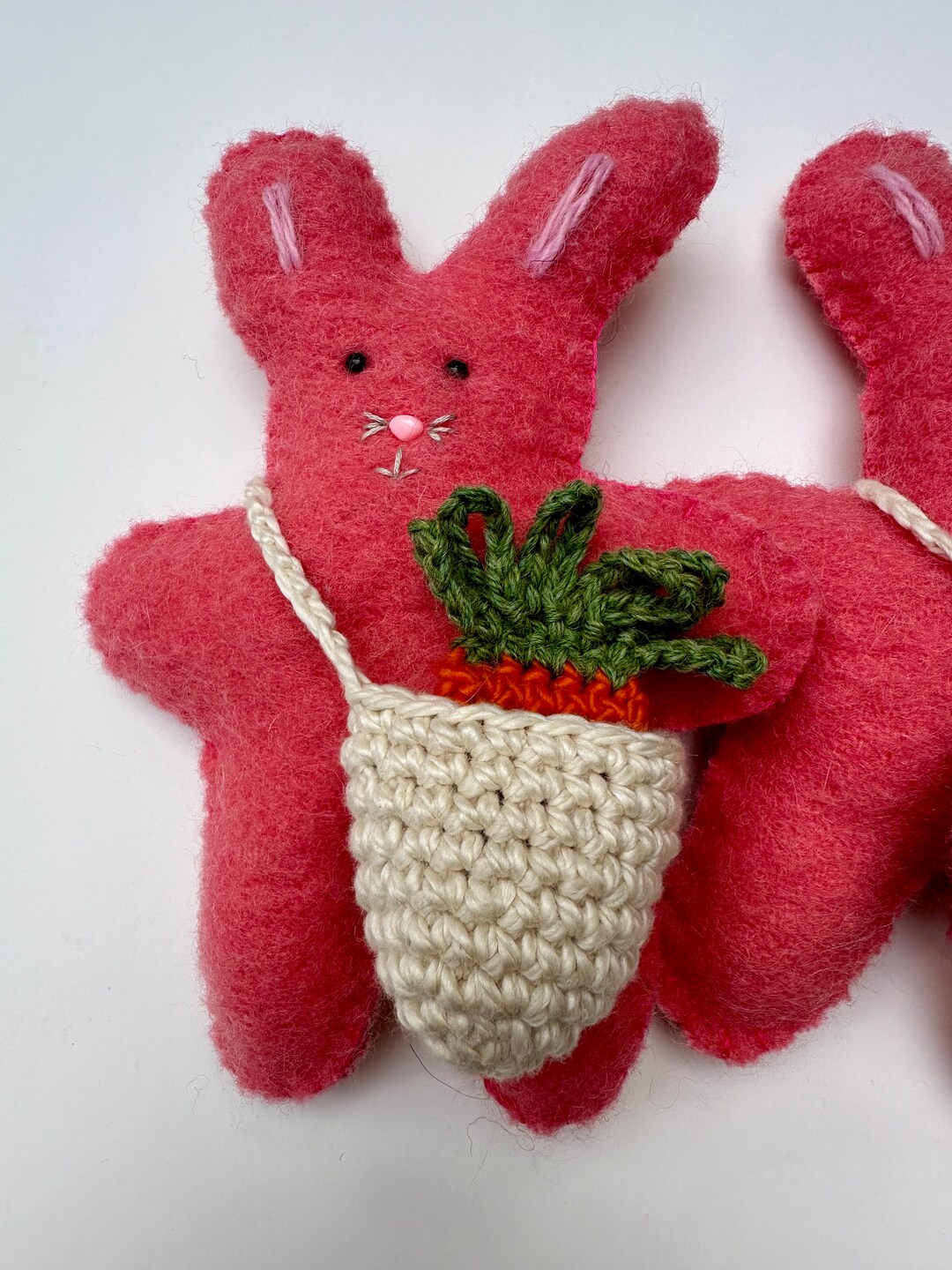 Felted Wool Bunny Waldorf Inspired Ready to Ship - Etsy