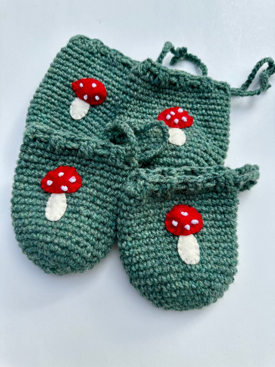 Wool Treasure Pouch Ready to Ship - Etsy
