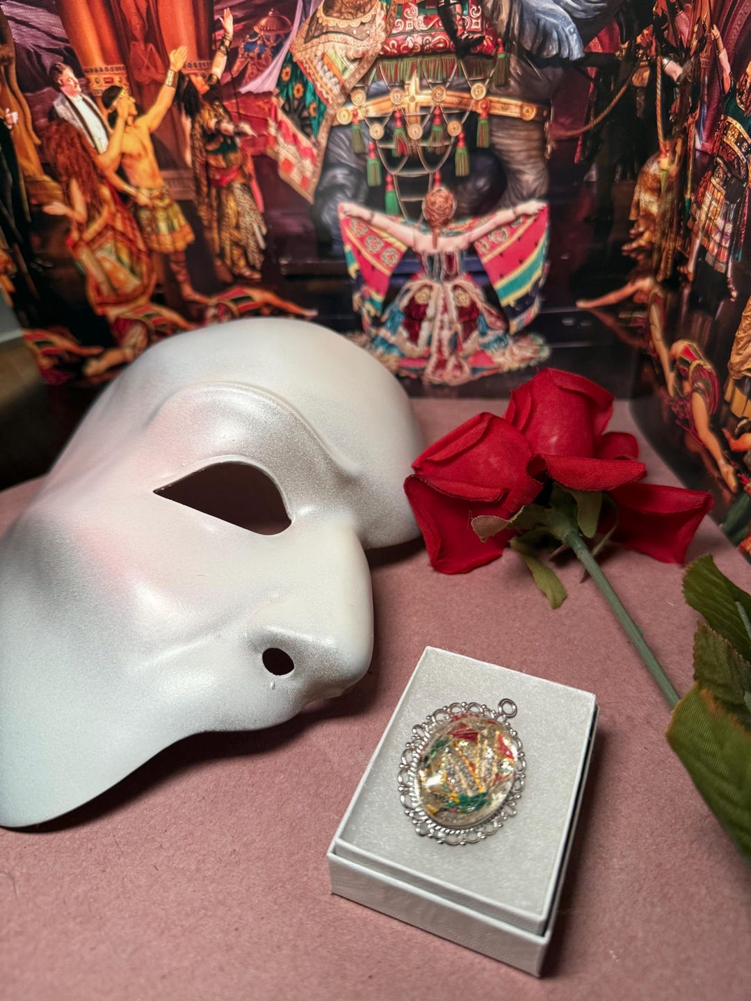 Phantom of the Opera Hannibal Gala Skirt Fabric Brooch or Pendant ...