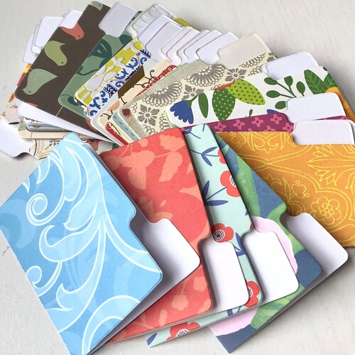 Mini File Folders Note Cards Journaling and Scrapbook - Etsy