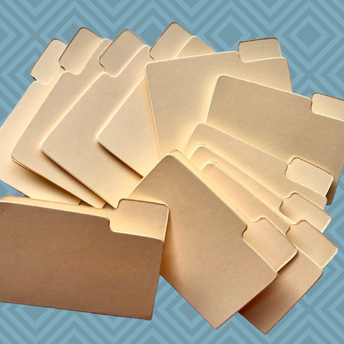 Mini File Folders Note Cards Journaling and Scrapbook - Etsy