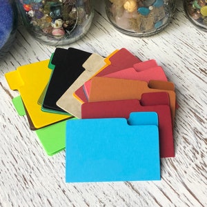 Mini File Folders Note Cards Journaling and Scrapbook | Etsy