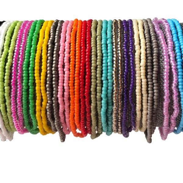 Seed Bead Stretch Bracelet - Etsy