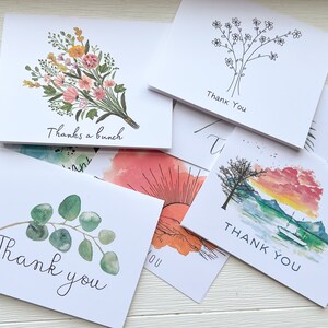 Thank You Card Nature Theme A2 Greeting Cards Folded Cards With ...