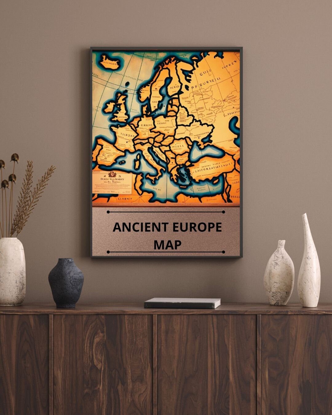 Ancient Europe Map - Etsy