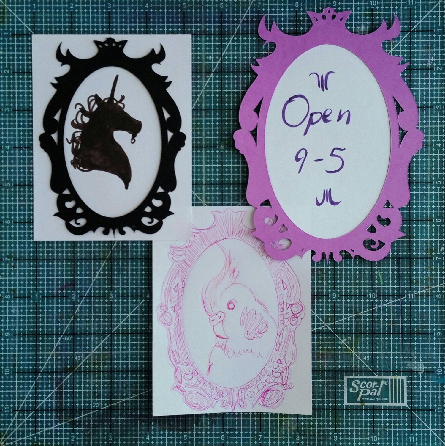 Ornate Frame Oval Cutting File Template for Scrapbooking - Etsy