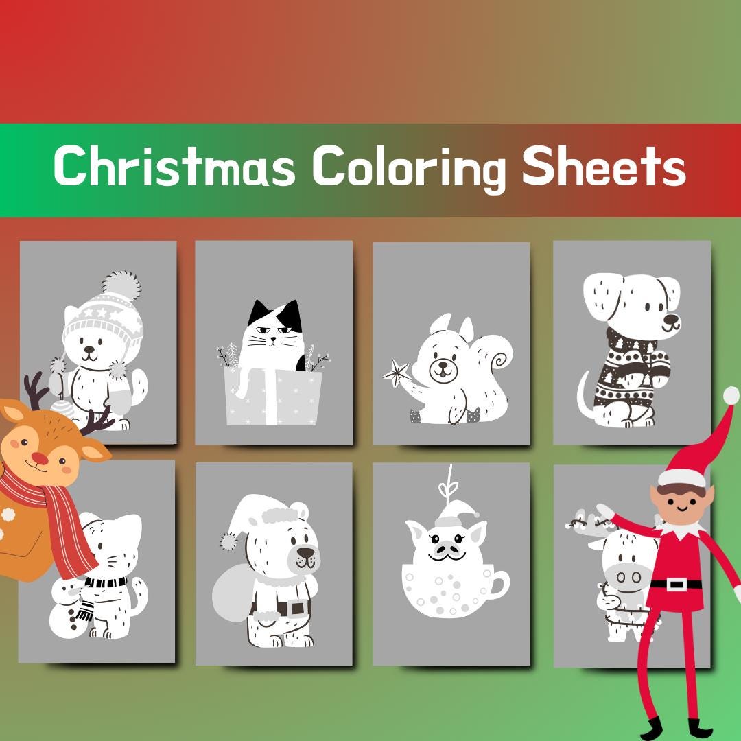 Bundle Coloring Pages for Toddlers Halloween Pintables Christmas ...