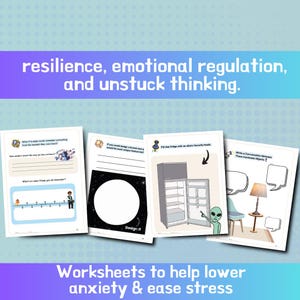 Teen Mental Health Workbook Bundle | New Mental Flexibility & Coping ...