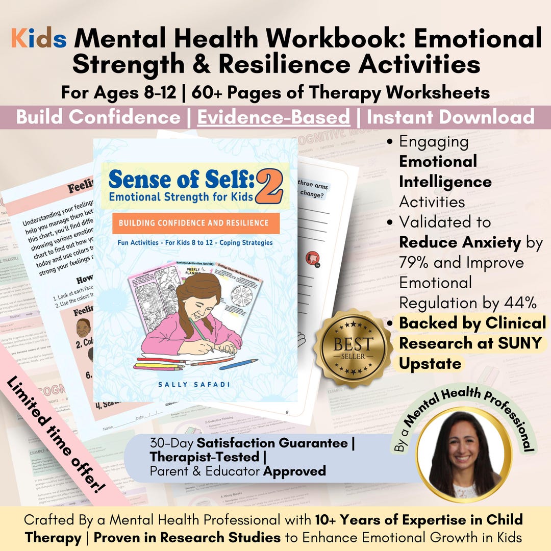 Coping Skills Workbook for Kids Ages 8-12: Emotional Regulation Tools ...