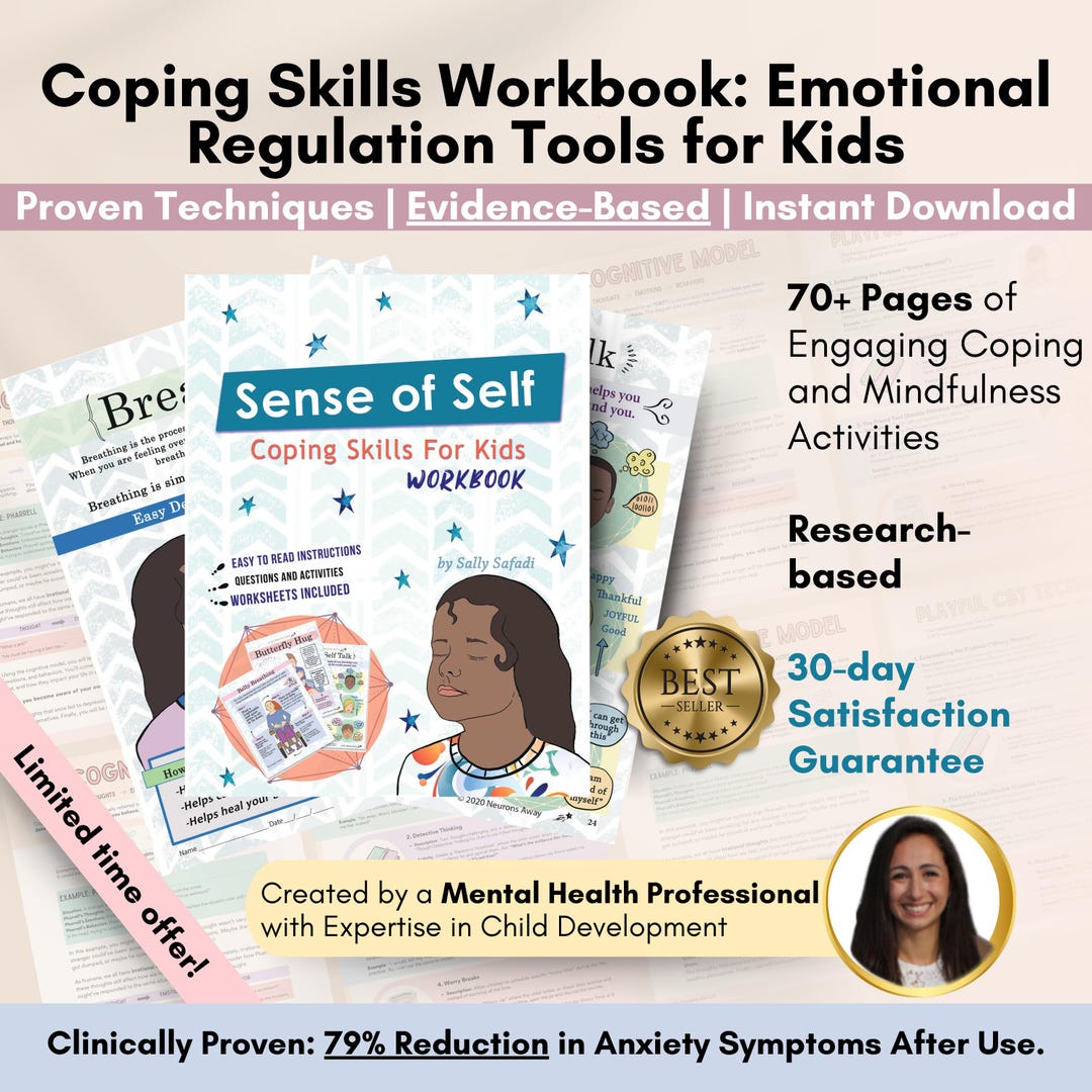 Coping Skills Workbook for Kids: DBT, Stress, Anger (digital Download ...