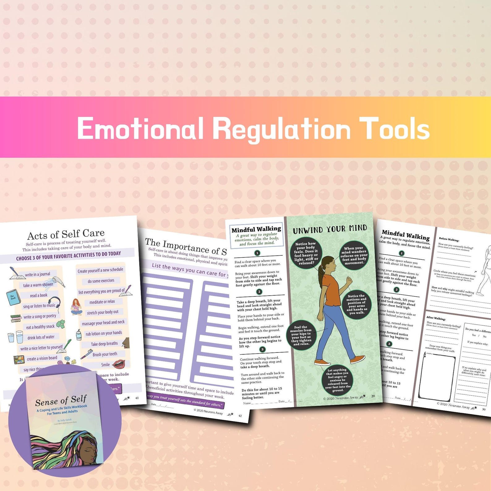 Teen Mental Health Workbook Bundle: Flexibility, Coping Skills - Etsy