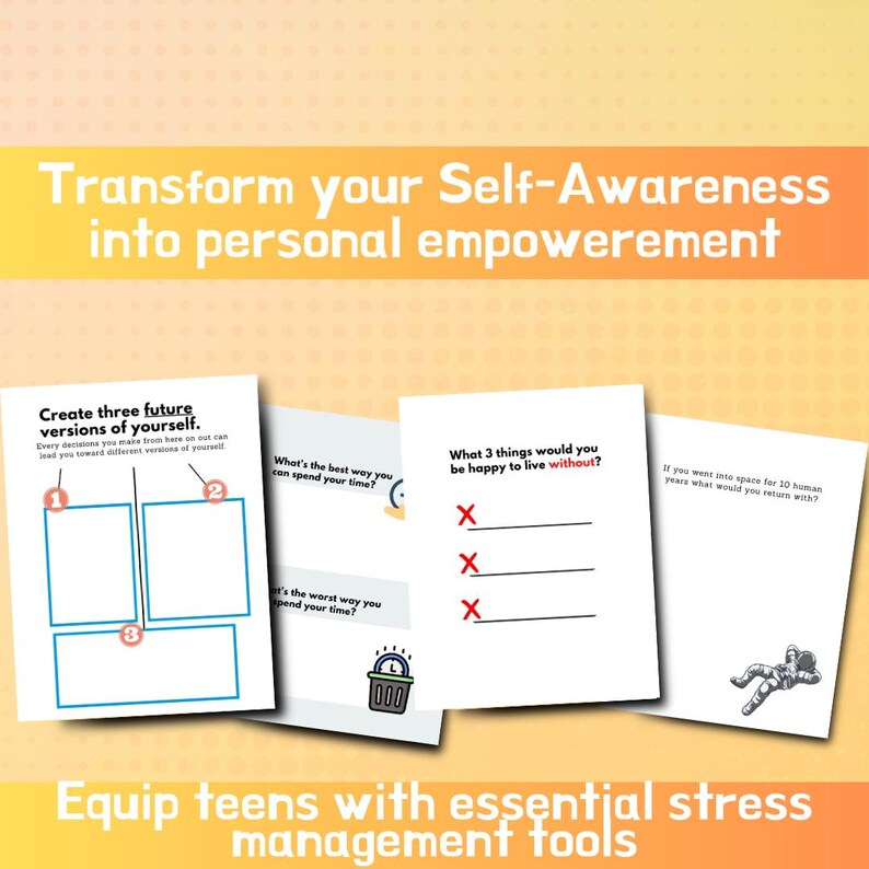 Teen Mental Health Workbook Bundle New Mental Flexibility & Coping ...