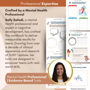 Mental Flexibility Workbook for Teens SEL, Teen Anxiety, Teen Therapy ...