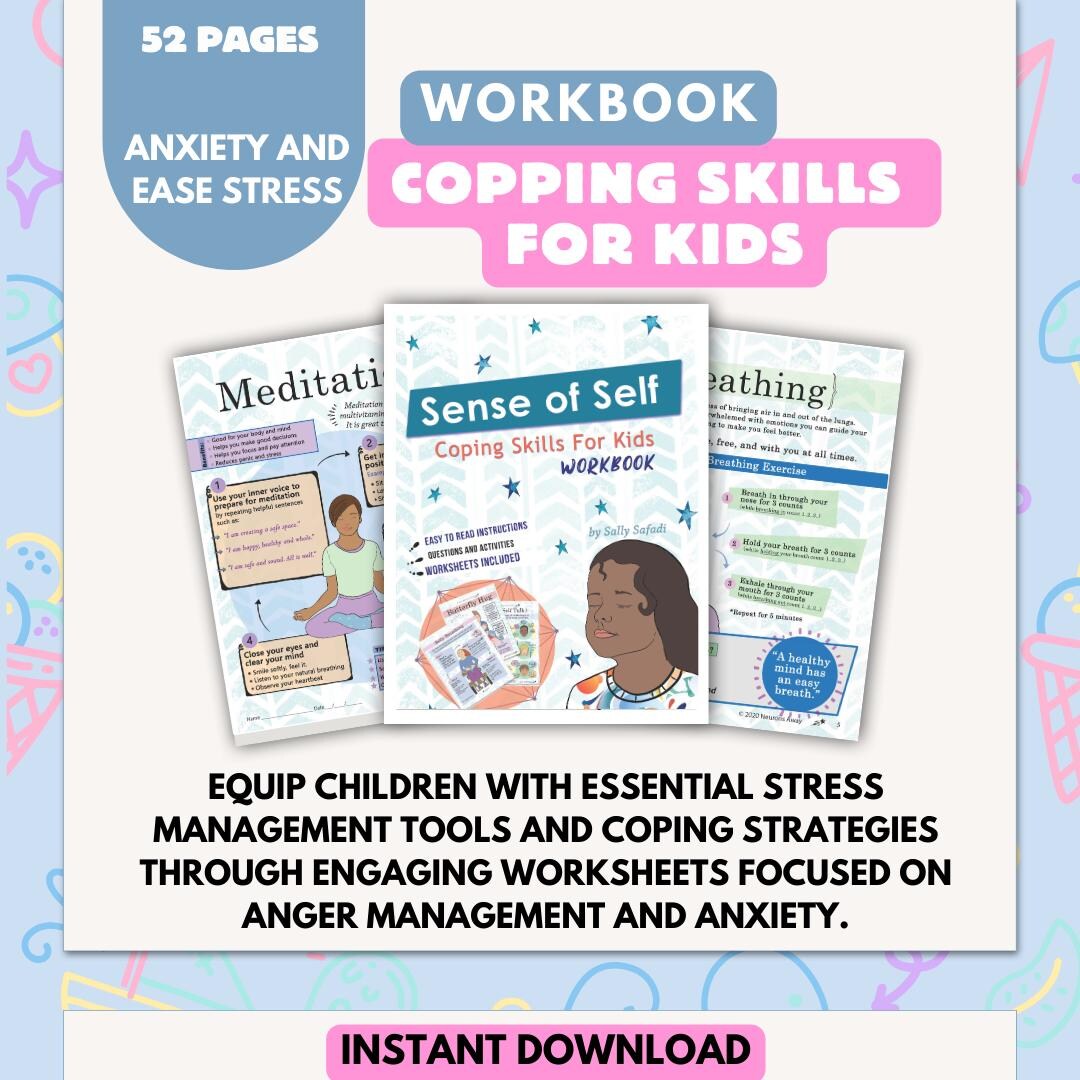 Coping Skills Workbook for Kids | Mindfulness Strategies for Ages 6-12 ...