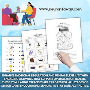 Senior Care | Dementia Activity Worksheets for Seniors | Brain Health ...