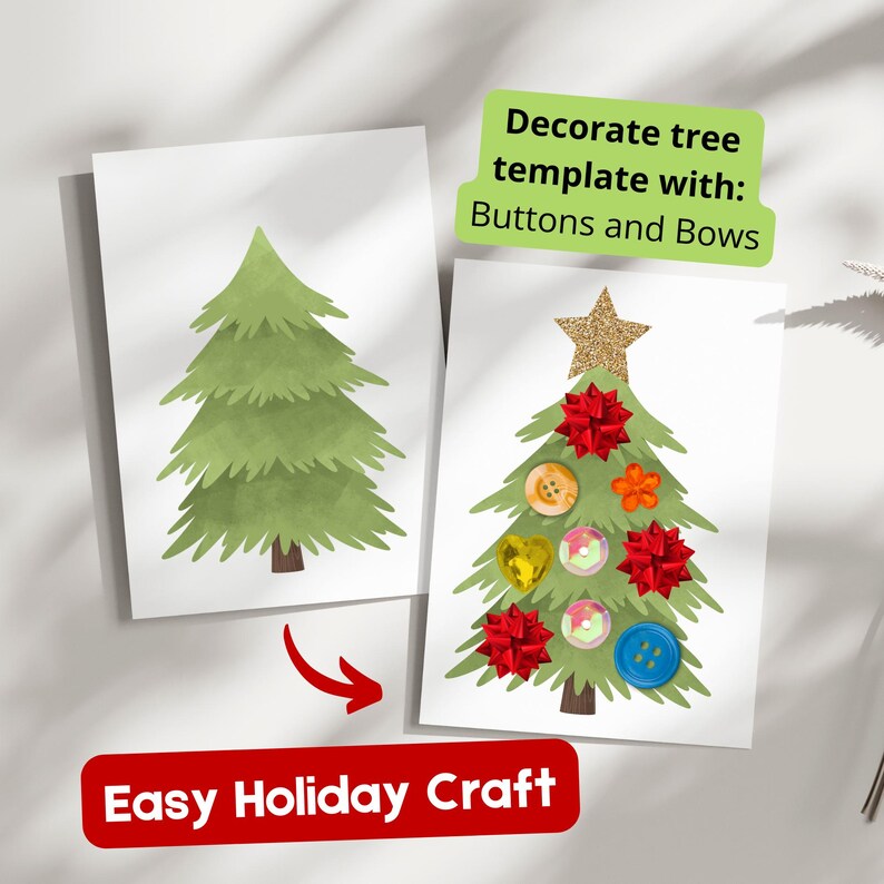 DIY Printable Tree Activity for Seniors Fun Craft for Nursing Home ...