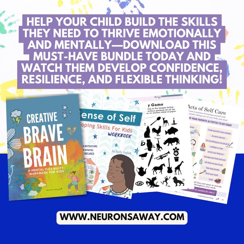 Kids Therapy Bundle: Coping Skills & Mental Flexibility Workbooks for ...
