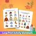 Thanksgiving Dementia Worksheets for Senior Adult Fall Activities ...