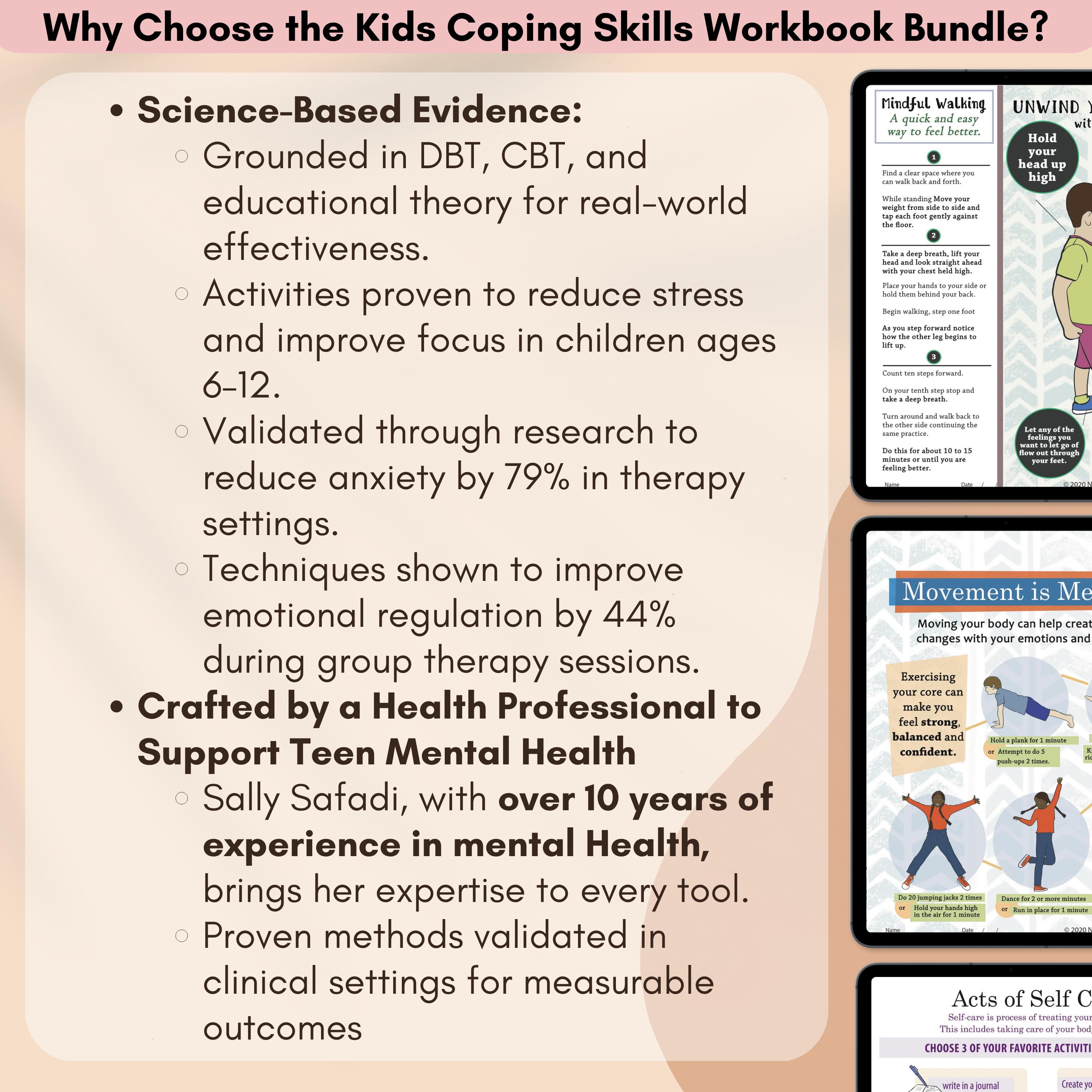 Coping Skills Workbook for Kids: DBT, Stress, Anger (digital Download ...