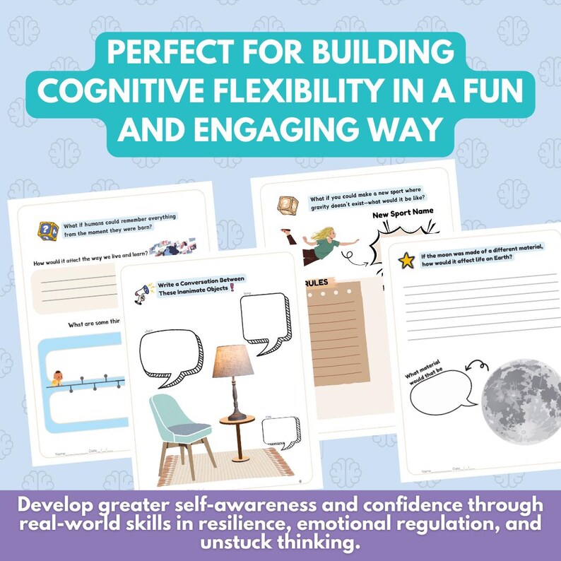 Mental Flexibility Workbook for Teens | CBT & DBT Exercises (digital ...