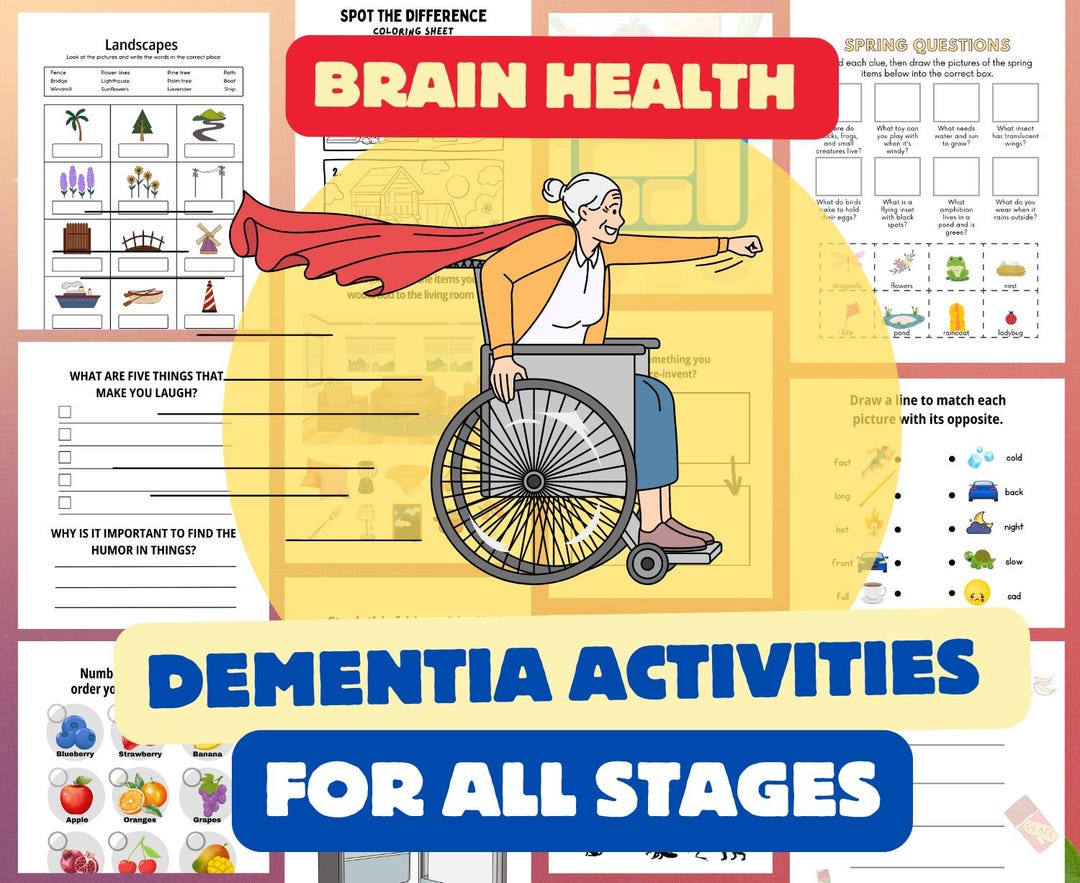 Dementia Worksheets Senior Adults Group Mental Flexibility for All ...