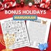 Christmas Brain Games & Holiday Enrichment Workbook for Seniors Table ...