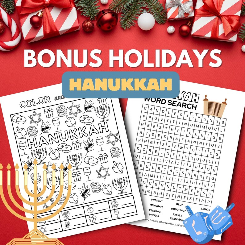 Christmas Brain Games & Holiday Enrichment Workbook for Seniors Table ...