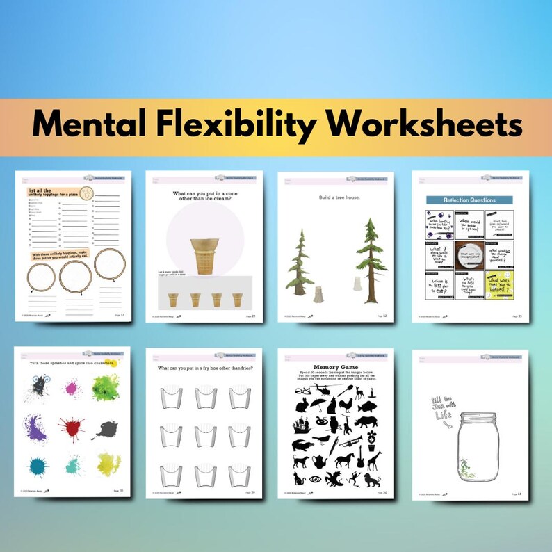 Teen Therapy Bundle CBT & DBT Worksheets Bundle Teens Teen Mental ...