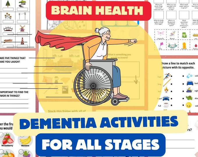 Printable Activity Sheets | Alzheimer's & Dementia Care | Senior Games ...
