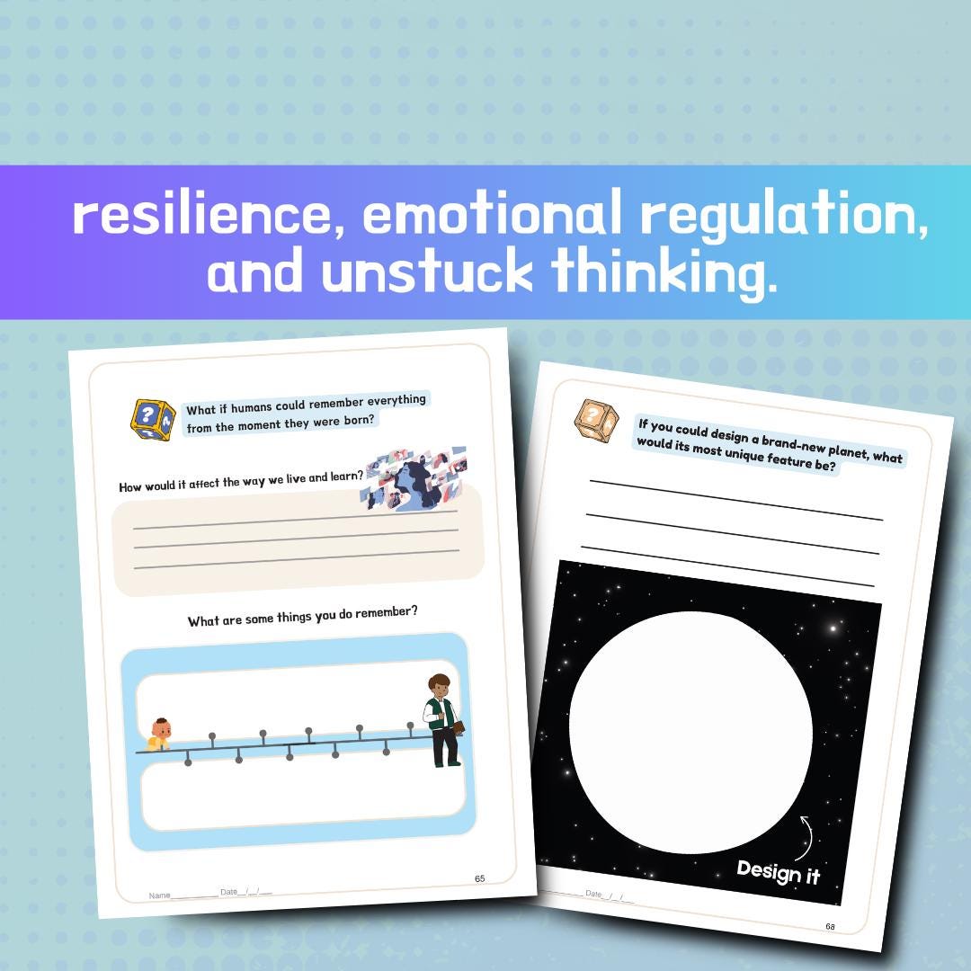 Mental Flexibility Workbook for Teens SEL, Teen Anxiety, Teen Therapy ...