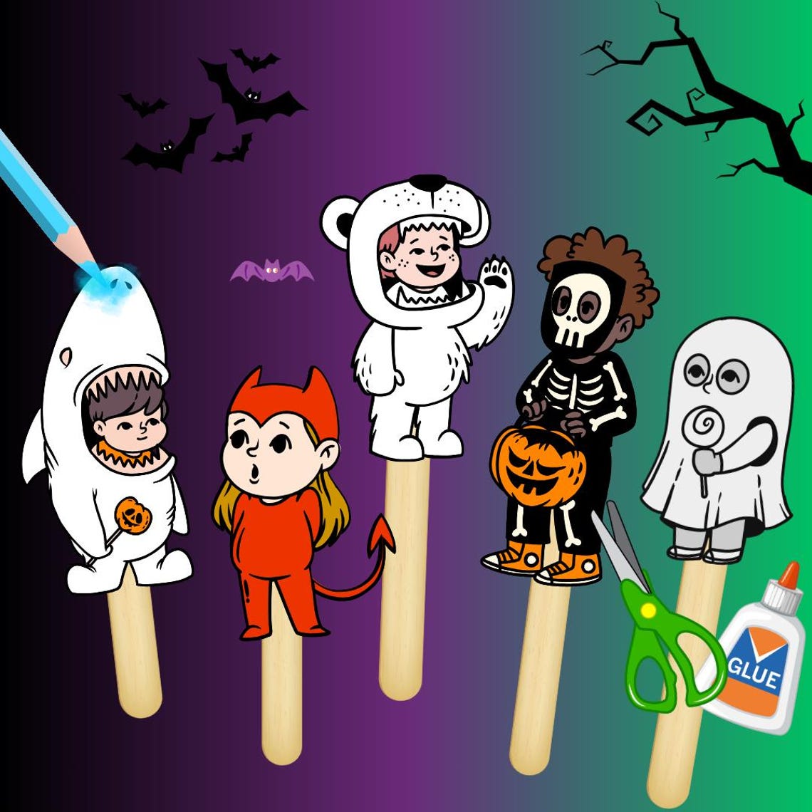 DBT & CBT Coloring Pages Halloween Themed Coloring Sheets for Kids ...
