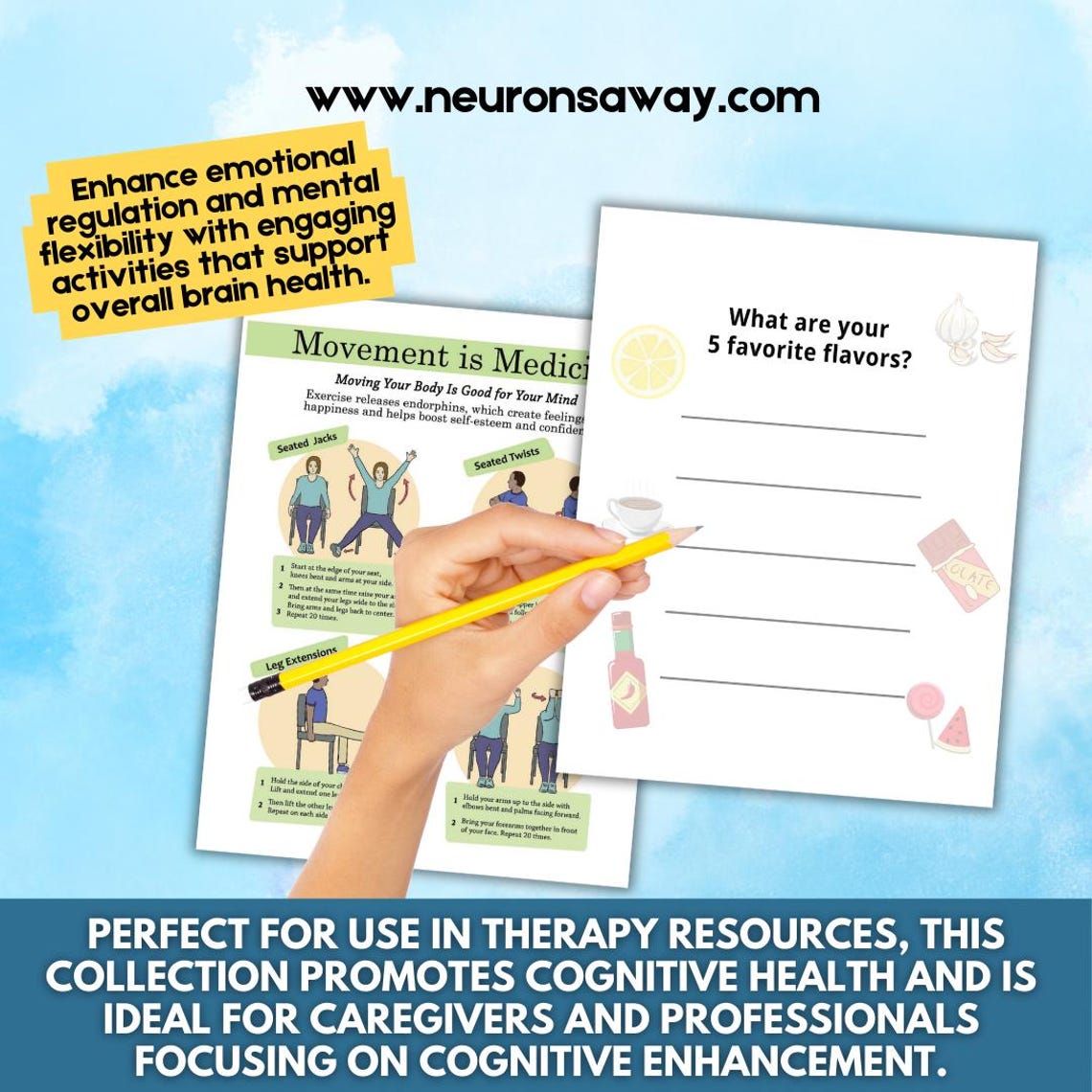 Senior Care | Dementia Activity Worksheets for Seniors | Brain Health ...