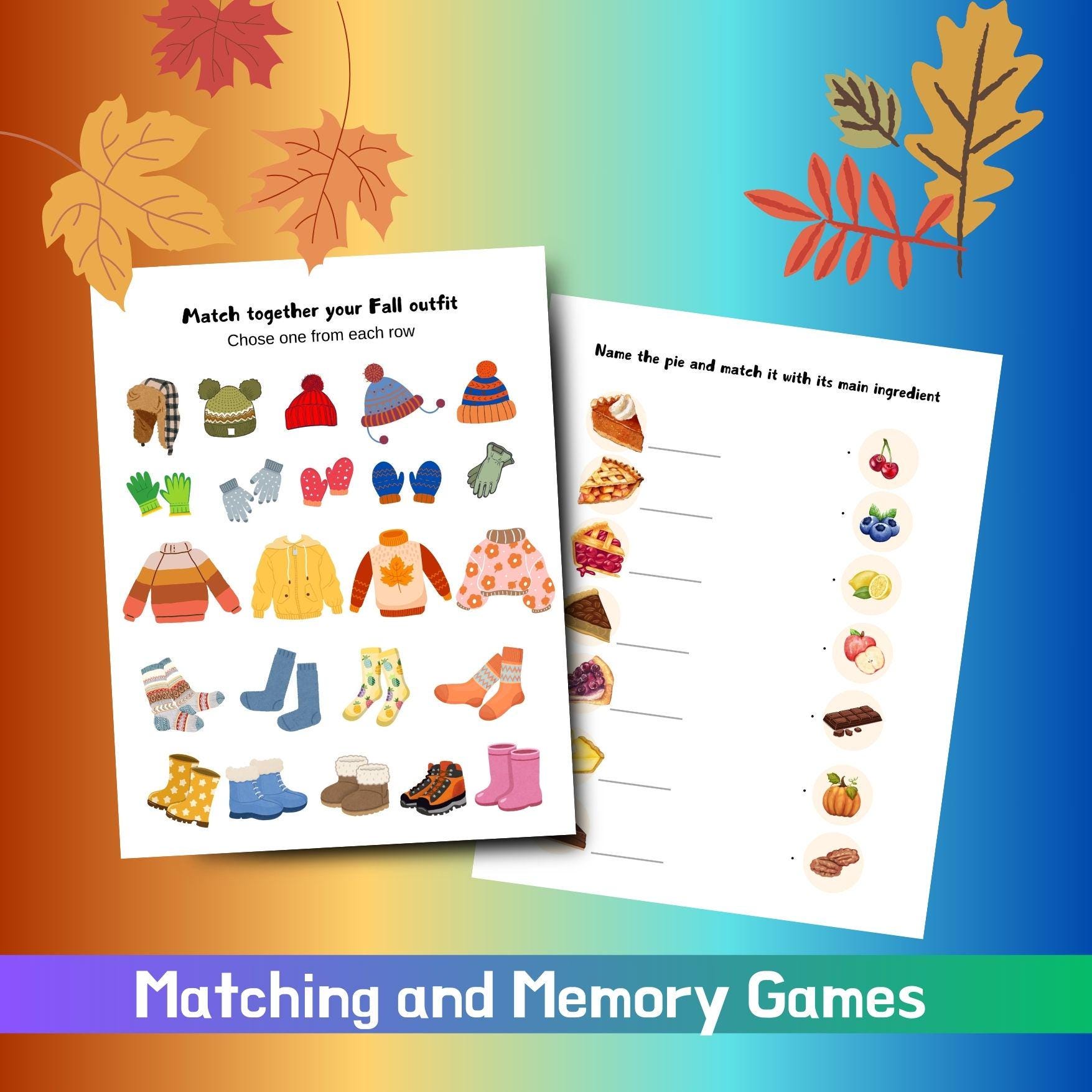 Fall Festivities & Thanksgiving Fun Engaging Activity Booklet for Kids ...
