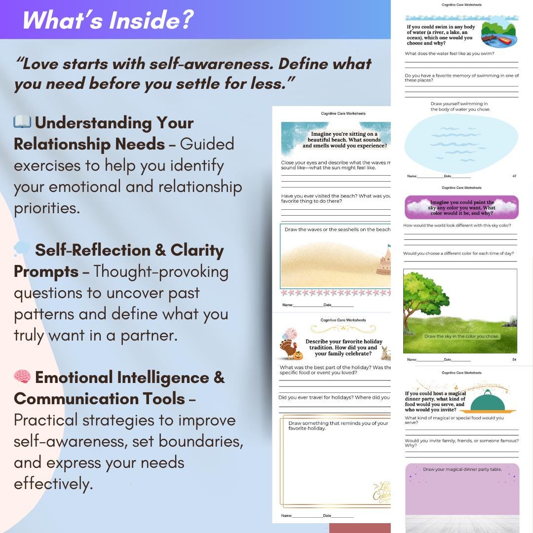 Senior Cognitive Worksheets – Brain Games, Memory Care (digital ...