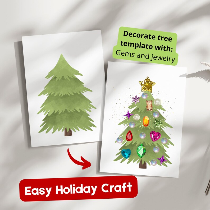 DIY Printable Tree Activity for Seniors Fun Craft for Nursing Home ...