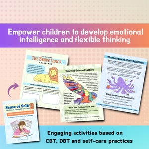 Kids' Emotional Growth Workbook Bundle | Coping Skills & Confidence - Etsy